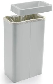 Odpadkový koš na tříděný odpad Caimi Brevetti Maxi G,70 L, bílý,sklo
