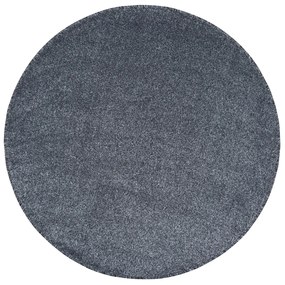 Vopi, Kusový koberec Apollo Soft antra kruh, 100x100 (průměr) kruh, šedá, chodba / předsíň