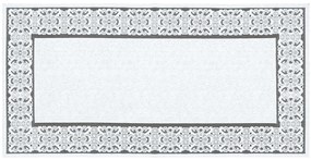 Žakárový ubrus - běhoun COTTBUS různé rozměry bílá MyBestHome Rozměr: 140x70 cm