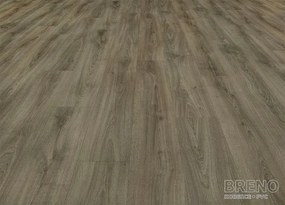 Breno PVC RENOTEX Sundance Oak 547 – tmavé šedohnědé dřevo, šíře 400 cm