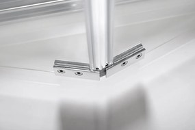 Polysan, Lucis Line čtvercová sprchová zástěna 900x900 L/P varianta, DL2815DL3415