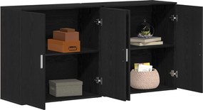 Servírovací skříň 2 ks Černý dub 79 x 38 x 80 cm 3334310