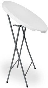 Skládací stolek GALA 80 cm bílý