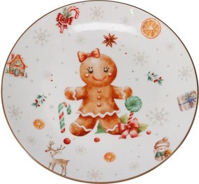 Porcelánový dezertní talíř PERNÍČEK assort
