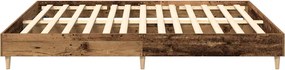 Rám postele bez matrace Staré dřevo 160x200cm Technické dřevo 3329037