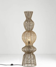 Provazová stojací lampa v přírodní barvě (výška 136 cm) Breena – Nova Luce