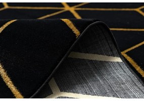 Kusový koberec Jón černý 80x150cm