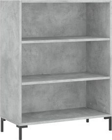 Skříň highboard betonově šedá 69,5x34x180 cm kompozitní dřevo 3196071