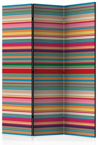 Paraván Subdued stripes Dekorhome 135x172 cm (3-dílný)