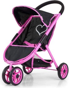 Dětský golfový kočárek pro panenky Milly Mally Susie Prestige Black