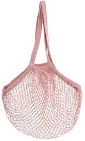 sass & belle Síťová nákupní taška Pink String, růžová barva, textil