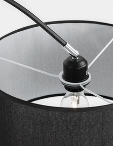 Retro stojací lampa Sama 90 černé