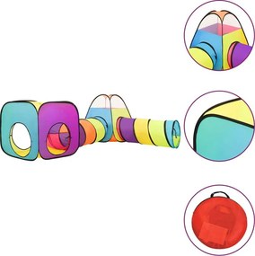 vidaXL Dětský stan na hraní s 250 míčky 190 x 264 x 90 cm [3107755] Barva: Vícebarevné 2