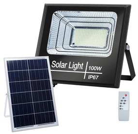 Aigostar - LED Stmívatelný solární reflektor LED/100W/3,2V IP67 + DO
