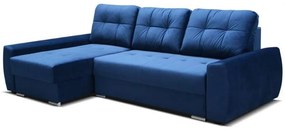 ANTEX FURLA rozkládací sedací souprava s dvěmi úložnými prostory modrá
