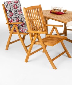 Doppler TAMAN DORSET FSC® teak polohovací zahradní křeslo