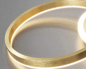 Toolight, LED stropní svítidlo APP1057-C, zlatá, OSW-08884
