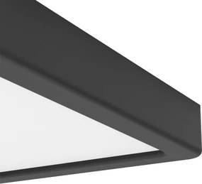 Eglo 901374-LED RGBW Stm. kou. st. sv. FUEVA-Z LED/10,5W/230V 22x22cm IP44 černá
