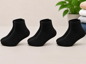 XPOSE® Zdravotní bambusové ponožky  - černé 3 ks (vel. 39-42)