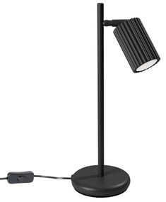 Sollux SL.1586 - Stolní lampa KARBON 1xGU10/10W/230V černá