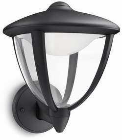 LED Venkovní nástěnné svítidlo Philips Robin 15470/30/16 černé