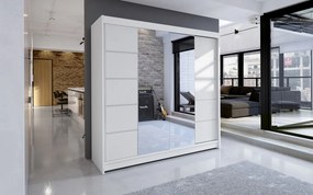 ADRK Furniture Posuvná skříň s zrcadlem TRAVES 180 ADRK-SW-TRA-W-180