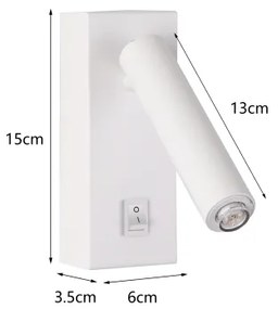 Brilagi - LED Nástěnné bodové svítidlo MAYA 1xG9/7W/230V bílá