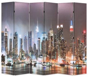 Skládací paraván 228 x 170 cm New York by Night 245864