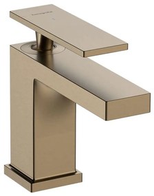 Hansgrohe Tecturis E - Umyvadlová baterie s výpustí, CoolStart, EcoSmart, kartáčovaný bronz 73002140
