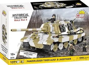 COBI 2674 Jagdtiger Ausf. B / Stavebnice / 1:28 / 1371 dílů / 3 figurk