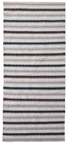 House Doctor Venkovní koberec Terra Light Grey 200 × 90 cm, šedá barva, textil