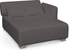Potah na pohovku Mysinge dlouhý barva hnědá látka sametová