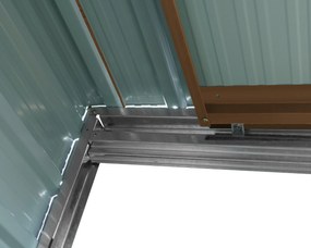 Zahradní domek BestBerg ZDB-2D / 2,5 m² / 194 x 131 x 184 cm / dekor dřevo/hnědá