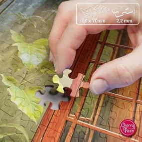 CHERRY PAZZI Puzzle Volání džungle / 1000 dílků / 70 × 50 cm