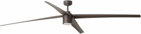 FARO 33495 ATTOS XL LED, hnědá, stropní ventilátor s DC motorem - FARO
