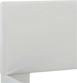 Rám postele s LED světlem bílý umělá kůže 180 x 200 cm 285491