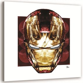 Gario Obraz na plátně Hlava Iron Mana - Rubiant Rozměry: 30 x 30 cm