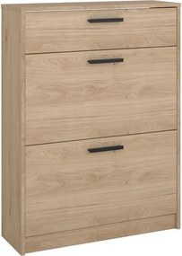 Výklopný botník v dekoru dubu v přírodní barvě 70x94x24 cm Escape – Tvilum