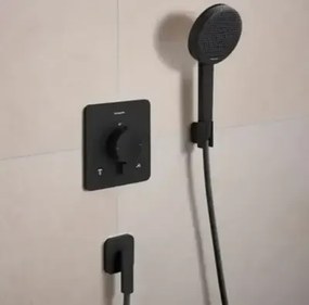 Hansgrohe FixFit Fine Q - Nástěnné kolínko | matná černá