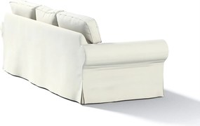 Potah na pohovku IKEA  Ektorp 3-místná, nerozkládací barva krémová látka lesklé, sametová