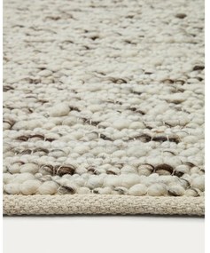 Krémový vlněný koberec 200x300 cm Manilva – Kave Home