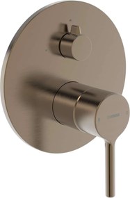 Hansa Vantis - Baterie pod omítku, pro 2 spotřebiče, broušený bronz 8260902781