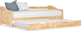 vidaXL Rám vysouvací postele/pohovky borové dřevo 90 x 200 cm [283150] Barva: Hnědá