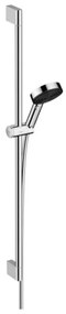Hansgrohe Pulsify Select - Set sprchové hlavice, 3 proudy, tyče 96 cm a hadice, chrom 24170000