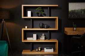 Designový regál Pallaton 165 cm imitace dub