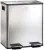 HOMCOM kuchyňský odpadkový koš 2 přihrádky 2 x 20 l, nerez, víko se systémem Soft-Close, 45,8x36x51,6 cm, zlatý