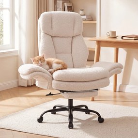 Costway Kancelářské křeslo ergonomické výškově nastavitelné manažerské křeslo