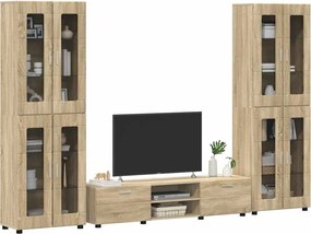 Sestava TV skříněk FLORIN 3 ks Sonoma dub Kompozitní dřevo 3397986