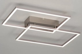 Stropní stmívatelné designové LED svítidlo do obýváku York Quadro