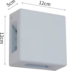 BRILAGI - LED Venkovní nástěnné svítidlo QUADRAY LED/6W/230V bílá IP54